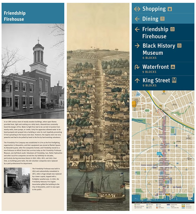 Wayfinding: Friendship Firehouse | City of Alexandria, VA