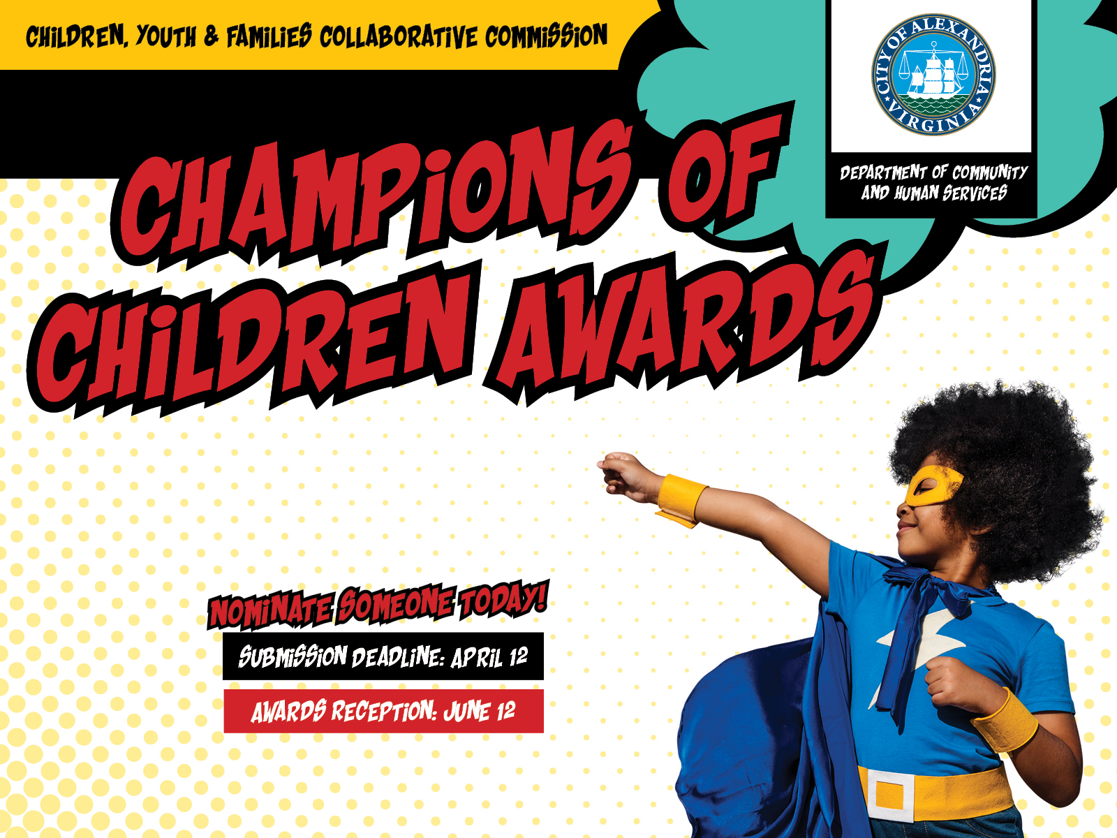 Nominate Someone for the Champions of Children Award | City of ...