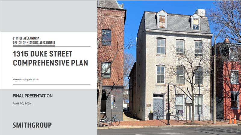 Comprehensive Plan: Freedom House Museum | City of Alexandria, VA