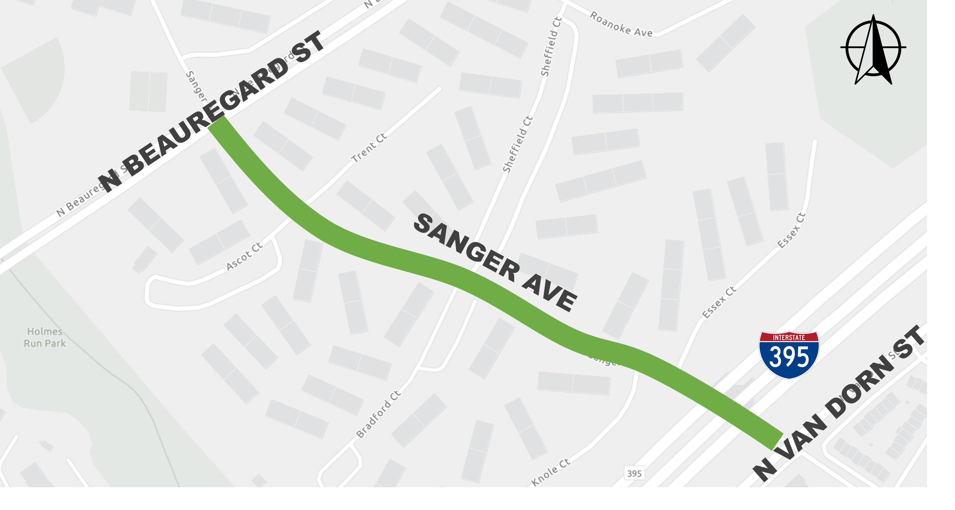 Sanger Avenue Safety Improvements | City of Alexandria, VA
