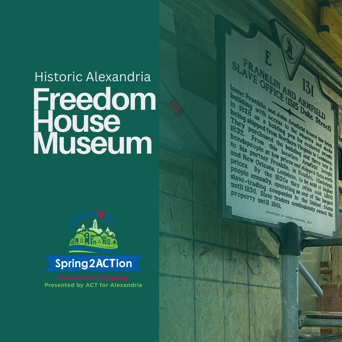 Make a gift | City of Alexandria, VA